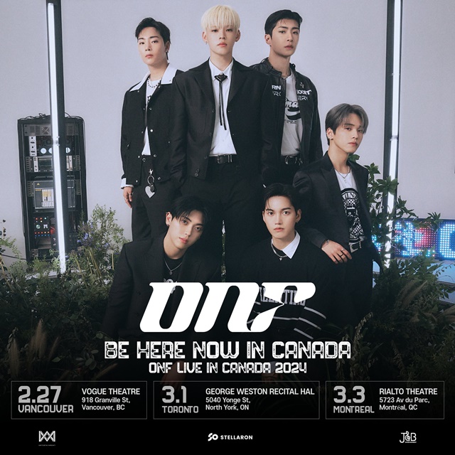 온앤오프, 첫 캐나다 투어 티켓 오픈, 본격 글로벌 행보 신호탄